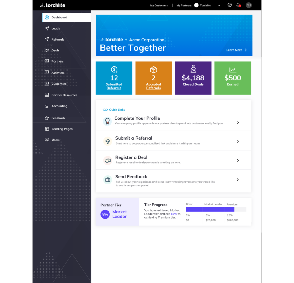Channel & Partner Management Software Products | Torchlite
